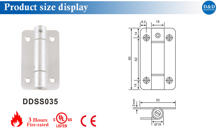 SS316 Self Closing Spring Hinges for Wooden Door-DDSS035 from China ...