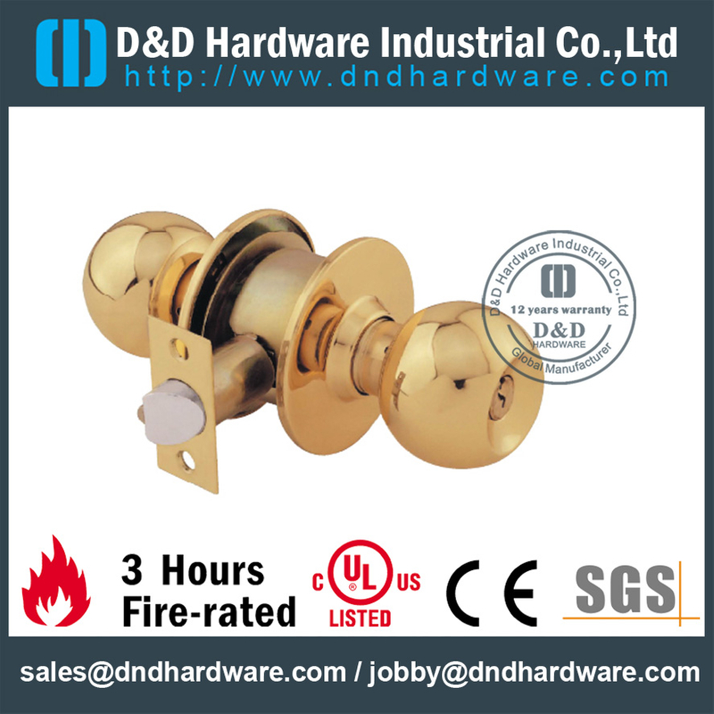 Stainless Steel Entrance Tubular Lockset for Wooden Door - D&D HARDWARE