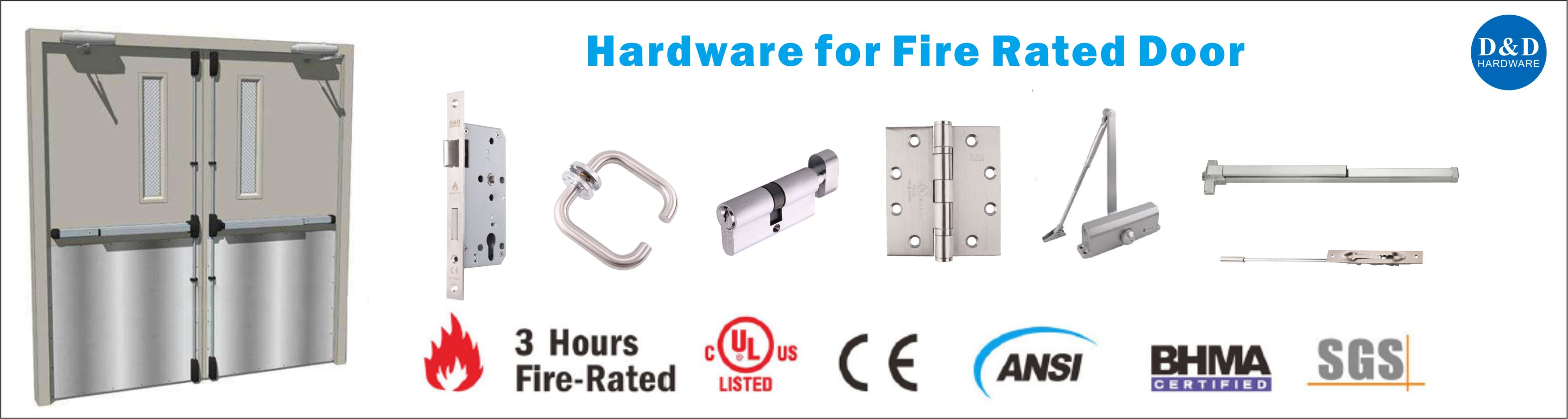 What are requirements for a fire rated door hardware? - D&D HARDWARE