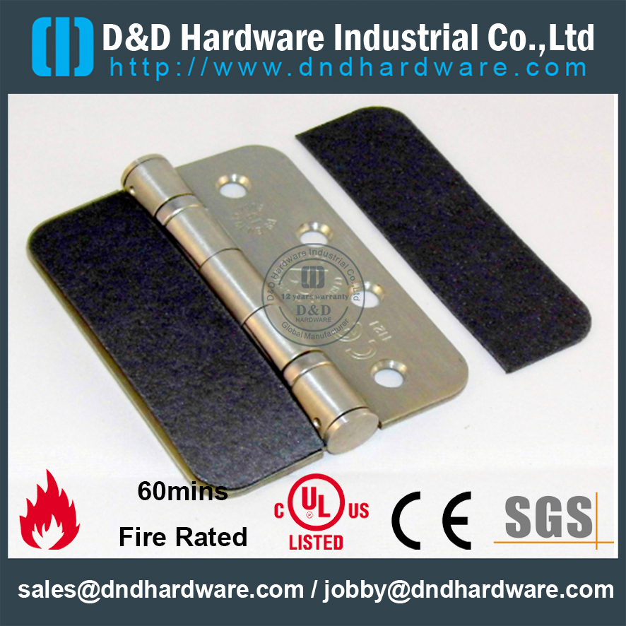 Fire RatedIntumescent Seal Intumescent Pad for Hinge - D&D HARDWARE