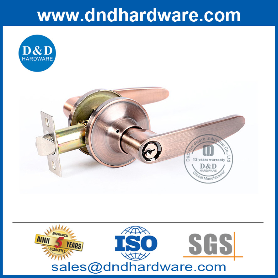 Zinc Alloy Antique Copper Color Commercial Lever Lock Set-DDLK077 from ...