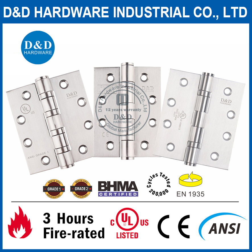 5 Inch Heacy Duty ANSI / BHMA UL GRADE 2-SS316 2BB Hinge from China ...