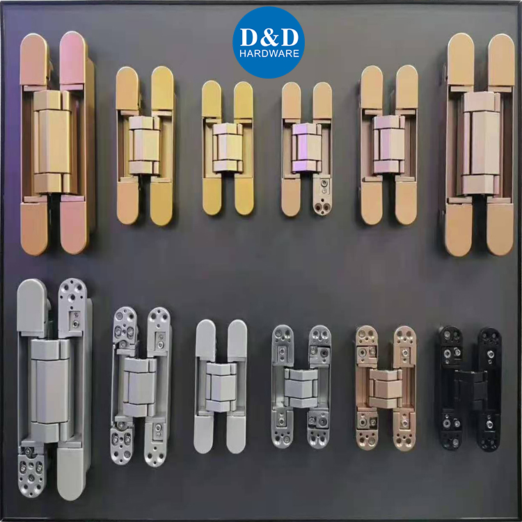 Concealed Types of Hinges 3D Adjustable Stainless Steel Hidden Door ...