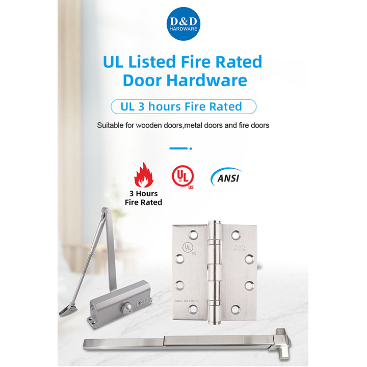 Architectural Door Hardware for Fire-rated Openings