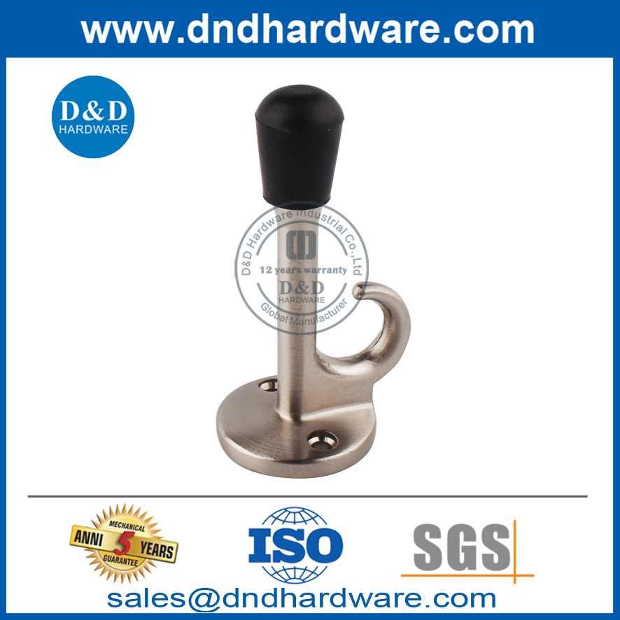 Zinc Alloy New Polished Rubber Doorstop for Commercial Door-DDDS019 ...