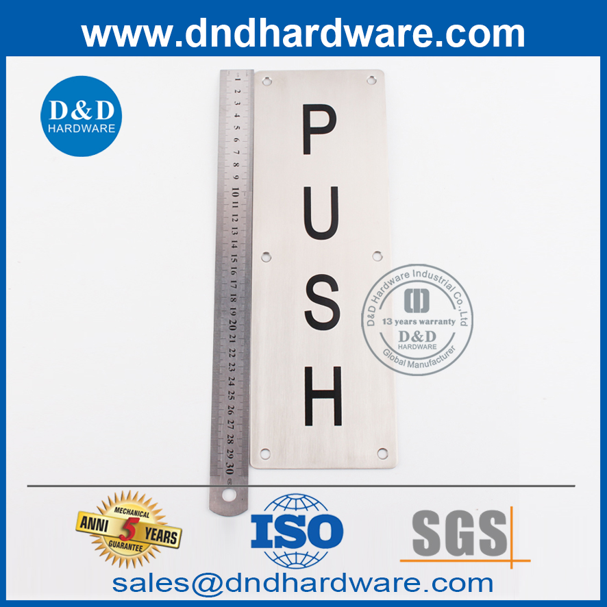 Stainless Steel Unisex Public Washroom Door Sign Plate-DDSP003 from ...