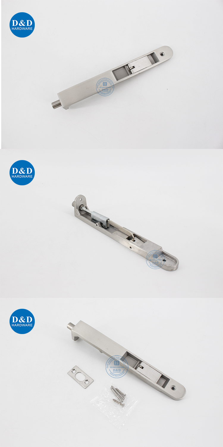 Concealed Flush Bolt Door Hardware Stainless Steel Manual Flush Bolt ...