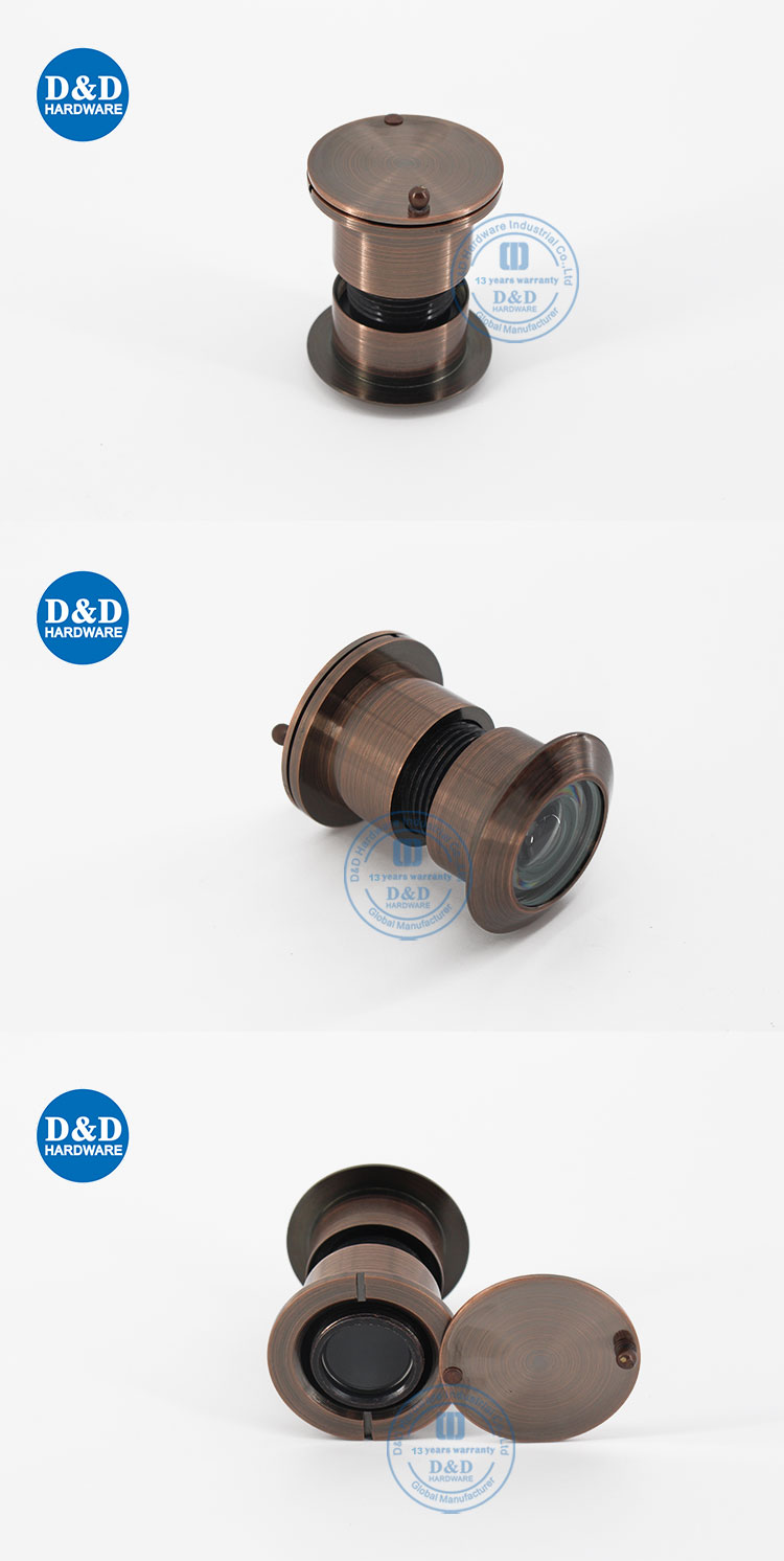 Antique Copper Wide Angle Entry Door Eye Peephole for House-DDDV003 ...