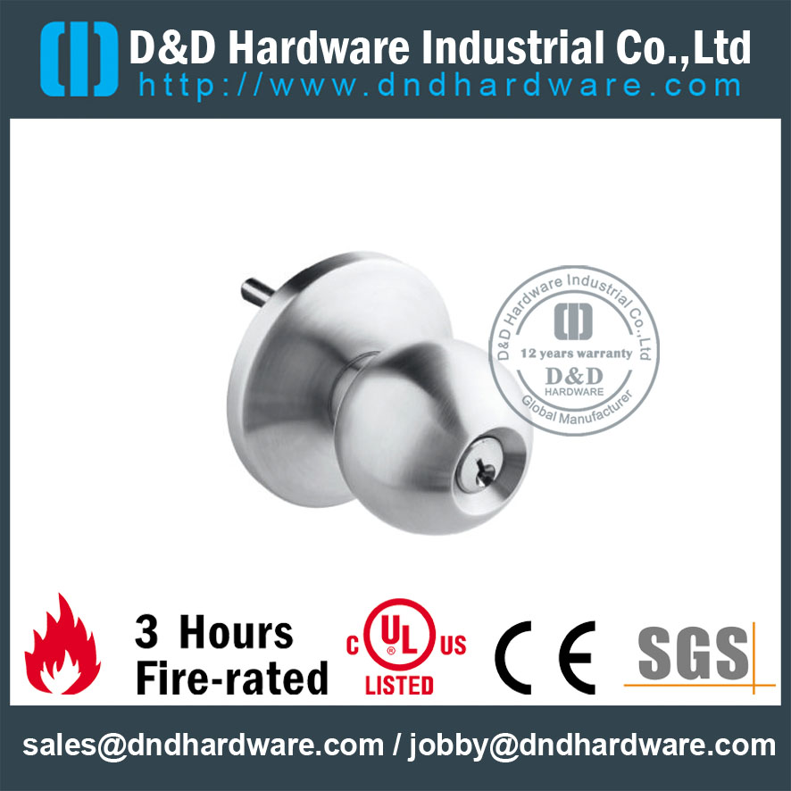 Euro Escutcheon Knob Trim Emergency Hardware for Escape Double Door- D ...