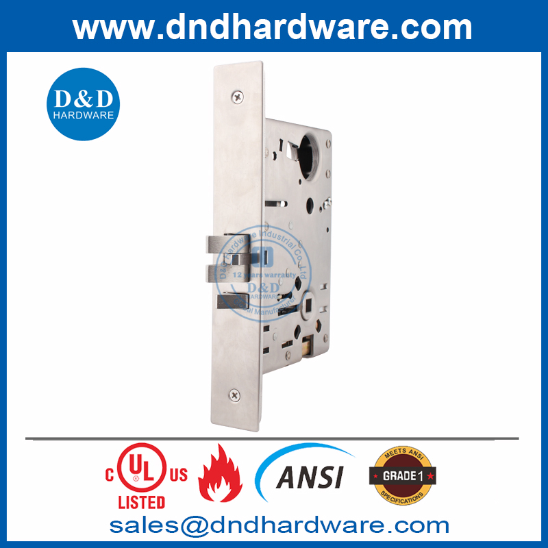 Single Door Lever Outisde Exit Door Bolt Lock ANSI UL Fire Rated ...