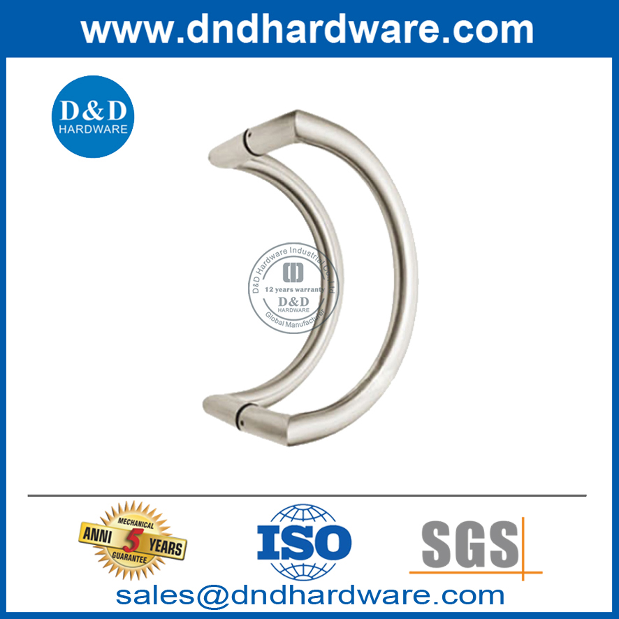 Double Side Stainless Steel Elegante Pull Handle for Office Glass Door ...