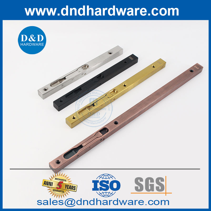 Stainless Steel Black Box Type Front Door Security Flush Bolt-DDDB008 ...