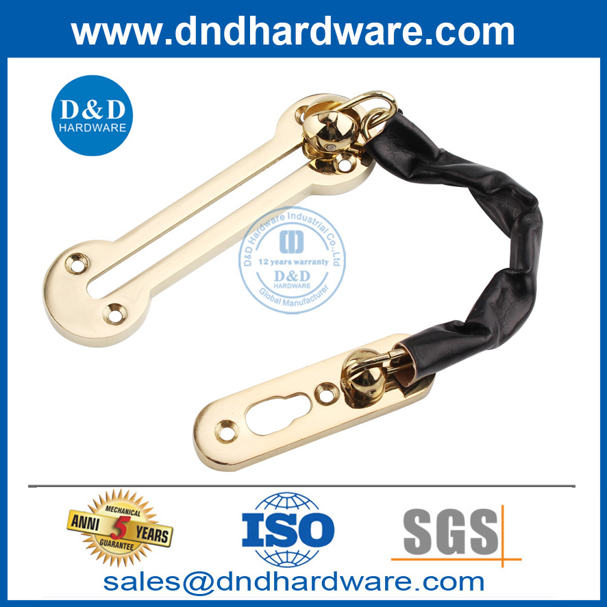 Silver Solid Stainless Steel Sliding Door Safety Chain Lock-DDDG003 ...
