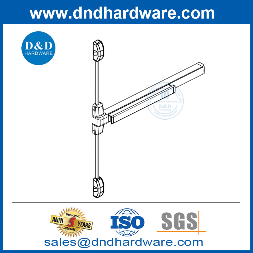 2 Point Lock Stainless Steel And Aluminium Vertical Rod Panic Exit ...
