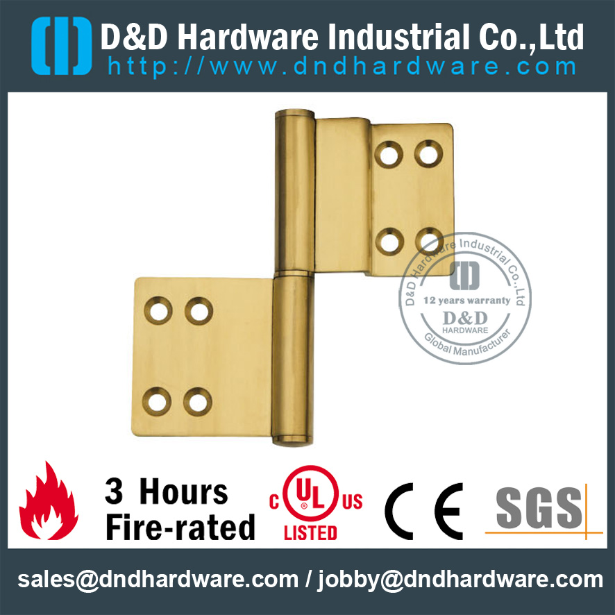 DDBH021-Solid brass special flag hinge for Hotel Door from China ...